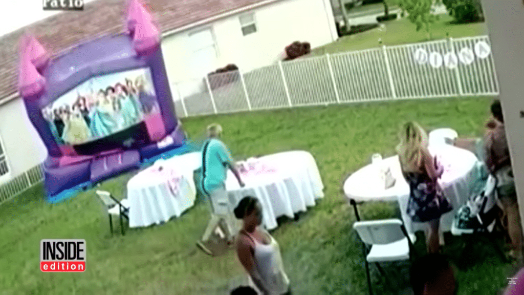 Bounce House Deflates on 12 Kids, So Mom Checks the Hidden Camera And ...