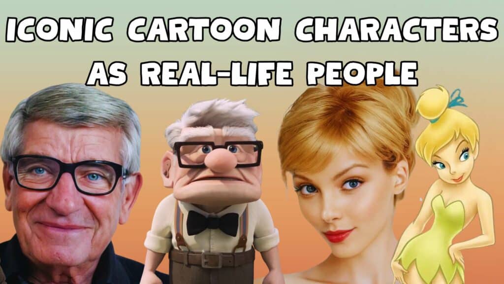 Our Favorite Cartoon Characters Reimagined as Real-Life People